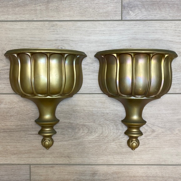 Syroco | Wall Decor | Vintage Syroco Wall Planters Mid Century | Poshmark